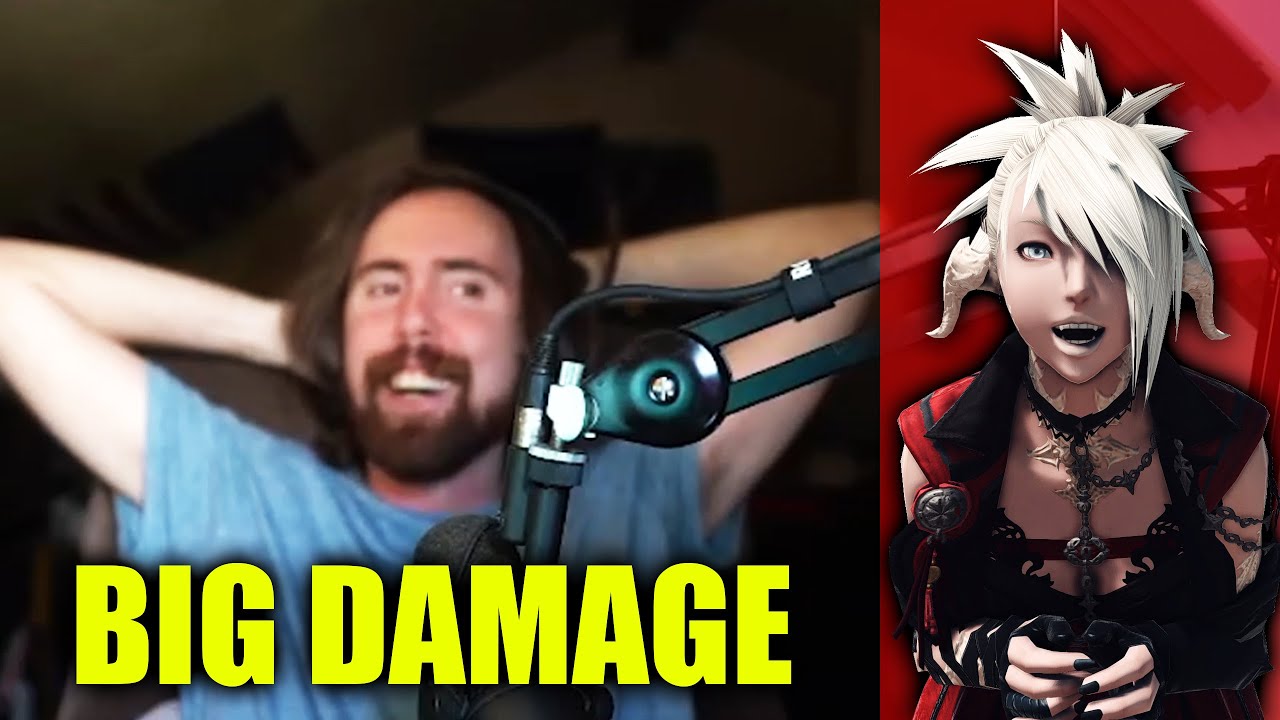 Asmongold Goes Big DAMAGE On Coils Raid | LuLu's FFXIV Streamer ...