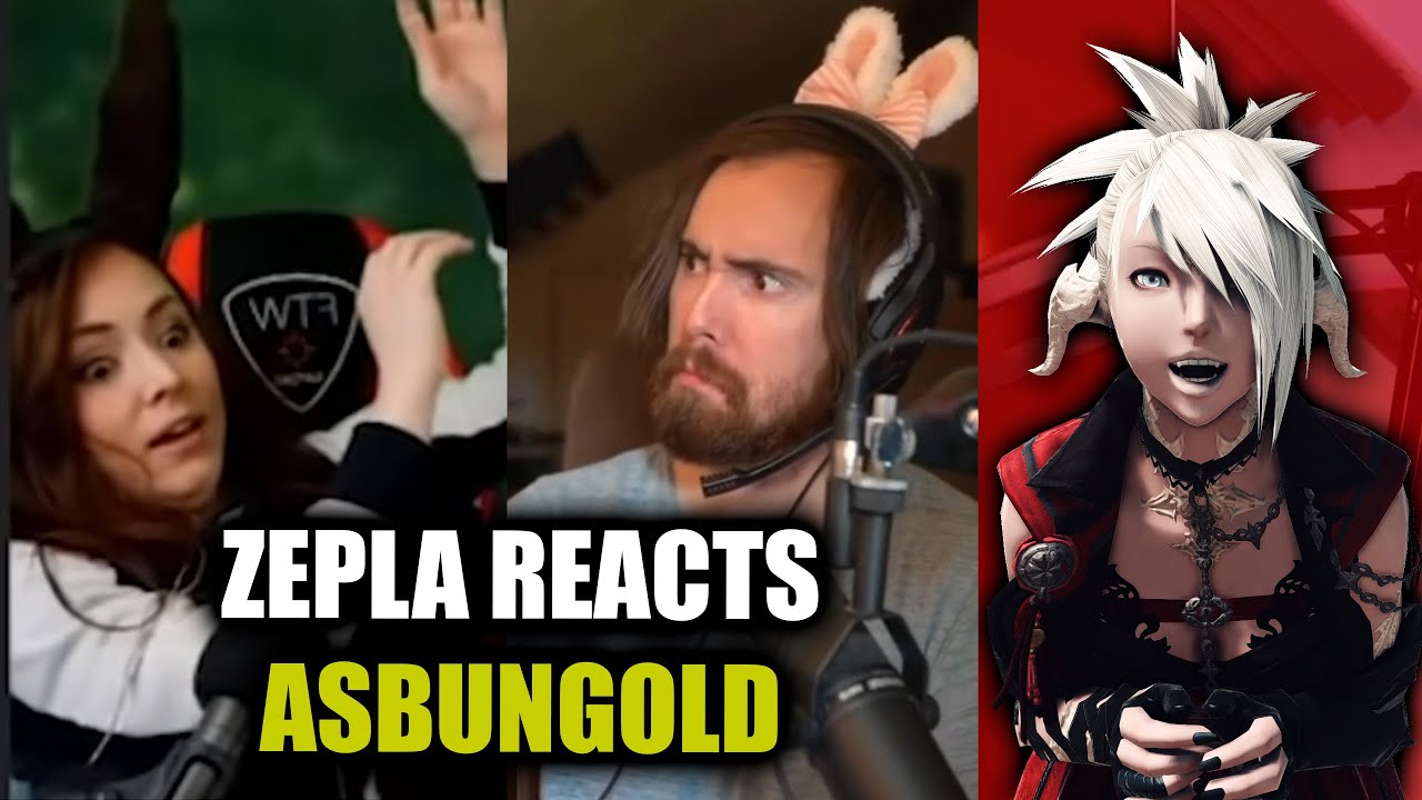 ZeplaHQ Reacts To Asmongold Male Viera | LuLu's FFXIV Streamer ...