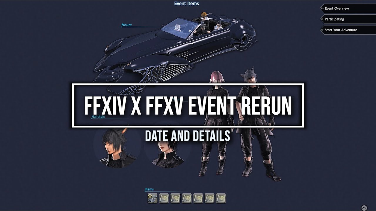FFXIV: Final Fantasy 15 Event Rerun Details! - Final Fantasy 14 videos