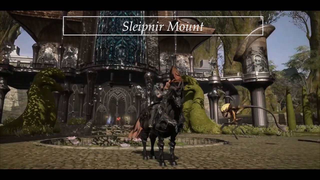Final Fantasy XIV - Sleipnir Mount - Final Fantasy 14 videos