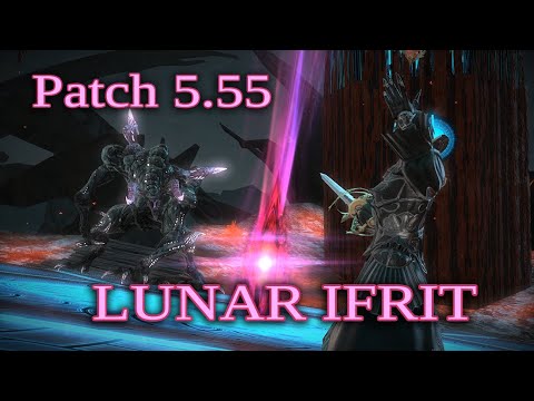*SPOILERS* Lunar Ifrit Battle (RDM)【Death Unto Dawn】FFXIV Patch 5.55 ...